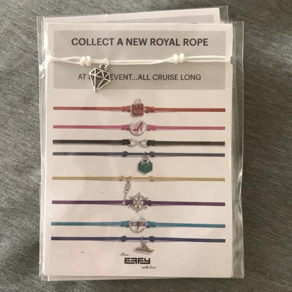 Effy | Jewelry | Effy Royal Rope Bracelet Diamond Shape Charm Multiples ...